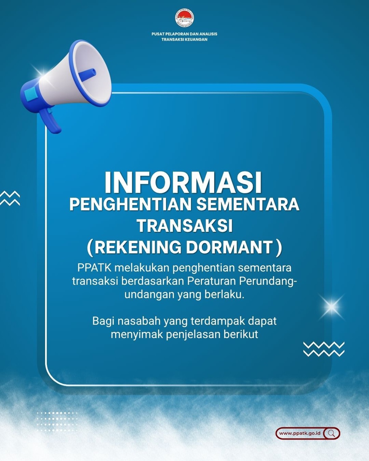 Rekening Bank Nganggur 3 Bulan Bisa Diblokir, Ini Kata PPATK