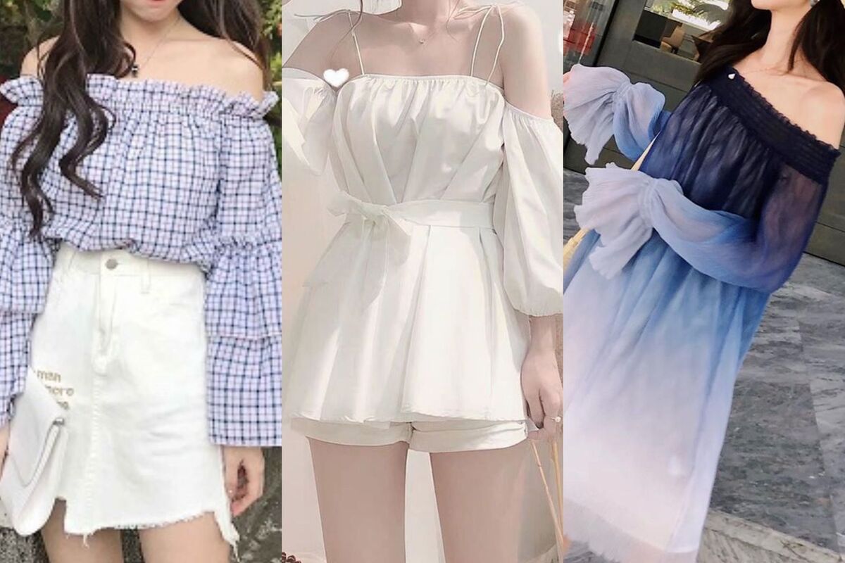 Inilah Inspirasi Mix and Match Off Shoulder Super Cantik yang Bisa Kamu ...