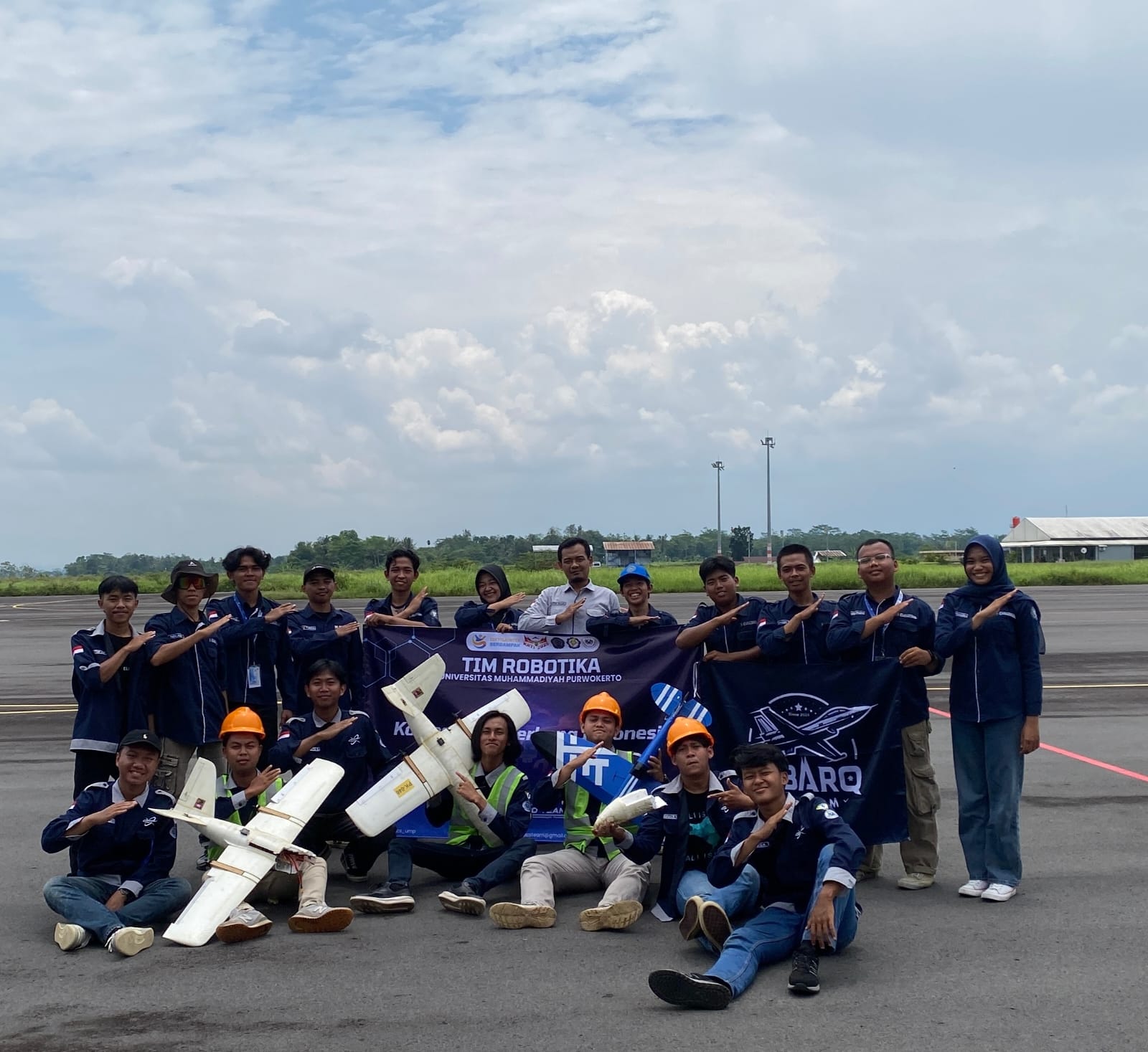 Al Barq Aero Team Teknik Elektro UMP Lolos ikuti Kontes Robot Terbang ...